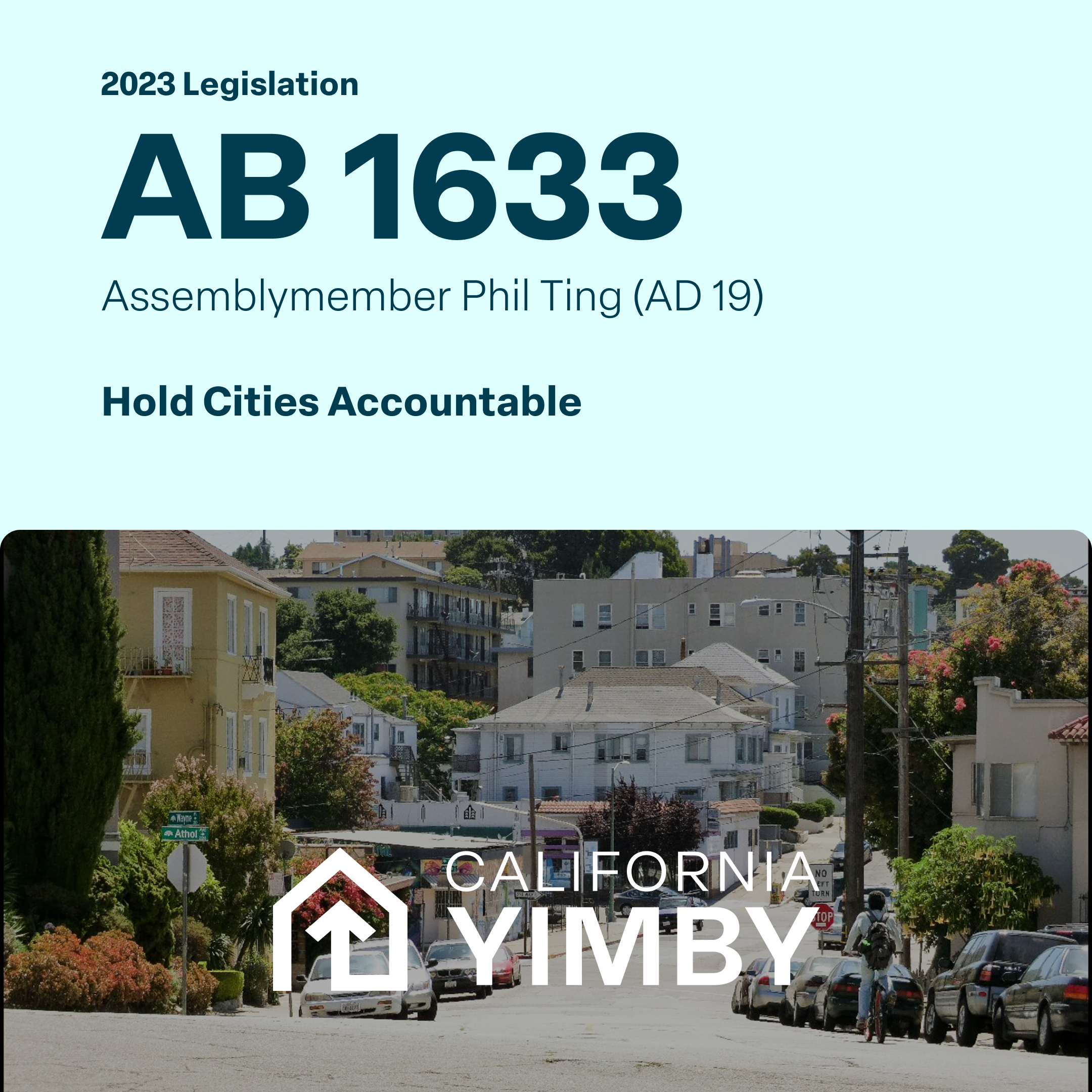AB 1633 — Hold Cities Accountable - California YIMBY