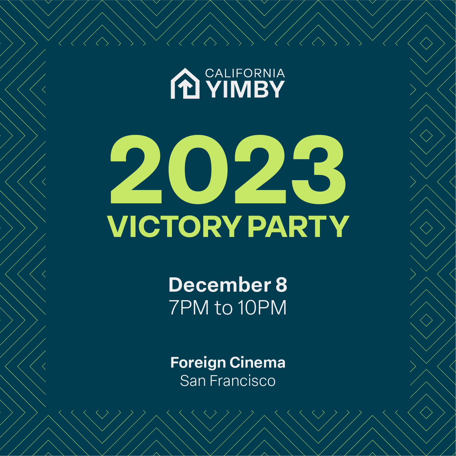 2023 Victory Party - California YIMBY