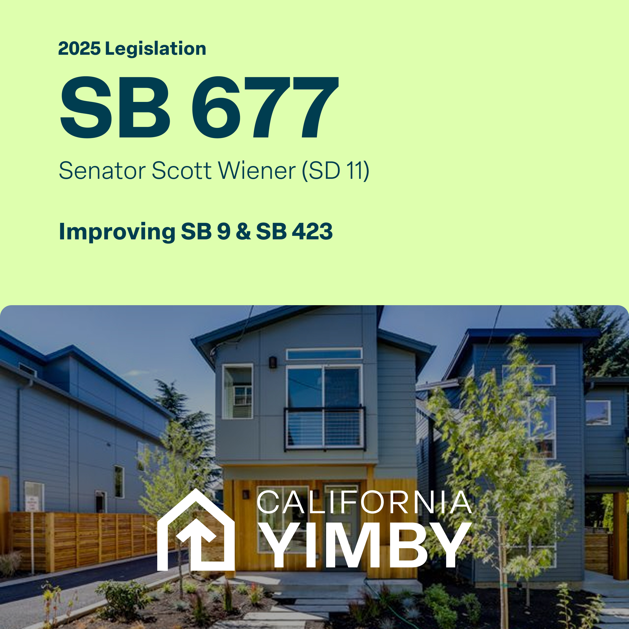 SB 677 - California YIMBY