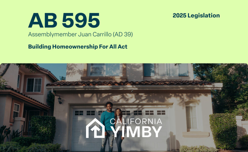 AB 595 - California YIMBY