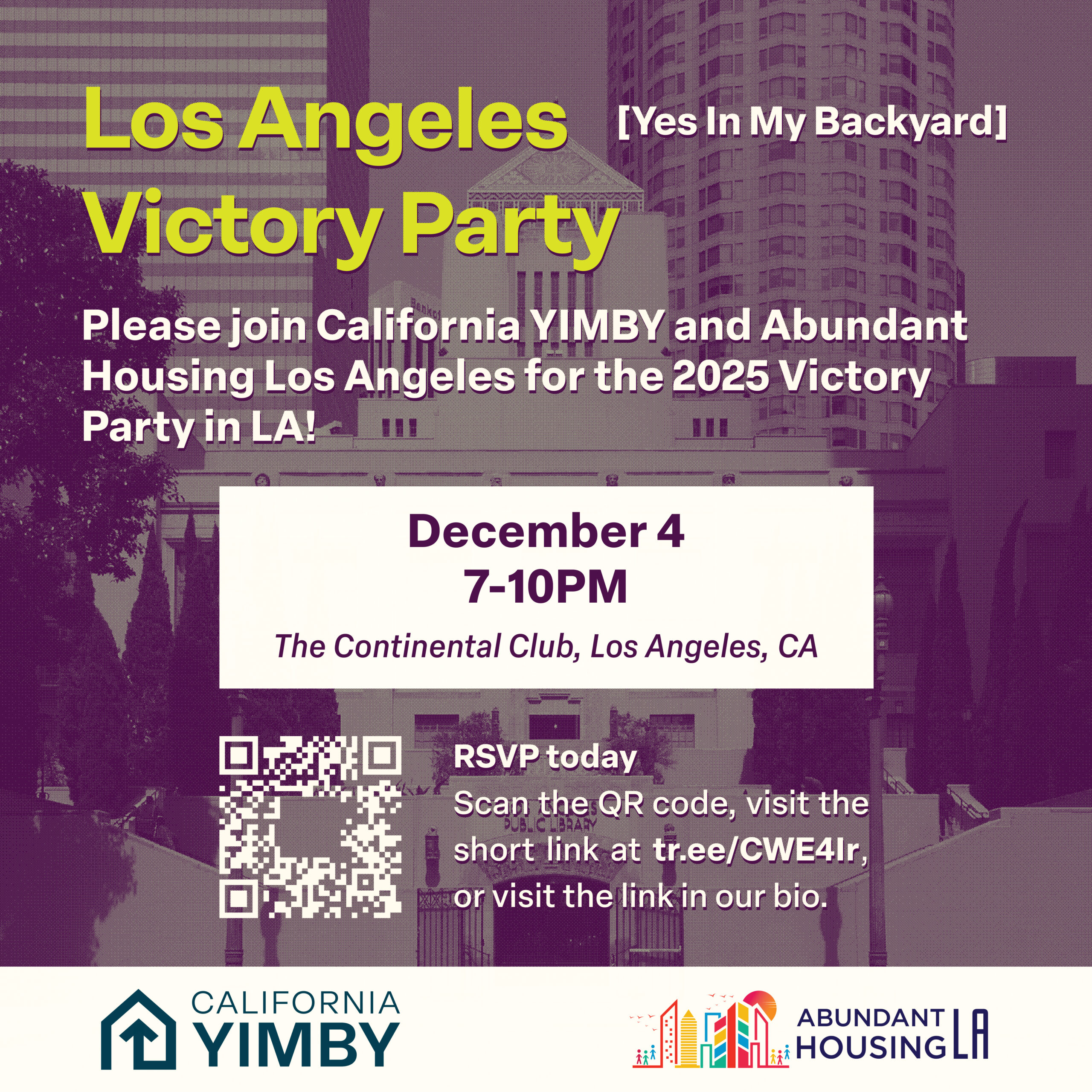 2025 LA Victory Party - California YIMBY